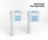 Real Estate Sign Posts, Vinyl Real Estate Hanging Sign Post Printing