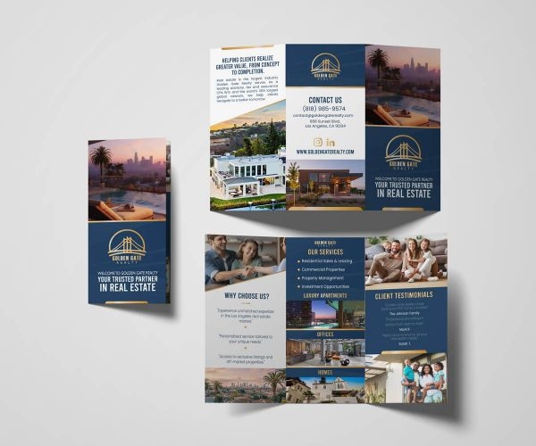 Tri Fold Brochure Printing, 3 Panel Brochures | AxiomPrint