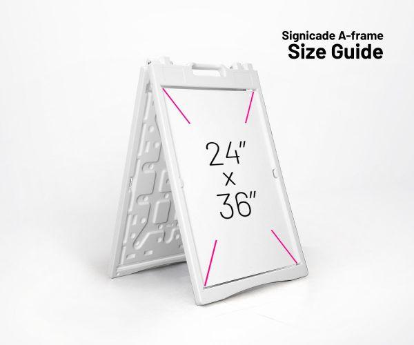 Signicade A-Frame Sign, Sidewalk A-Frame Sign Printing